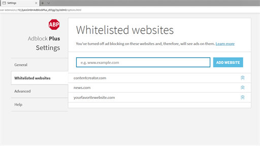 Adblock Plus - Free Ad Blocker for Edge & YouTube