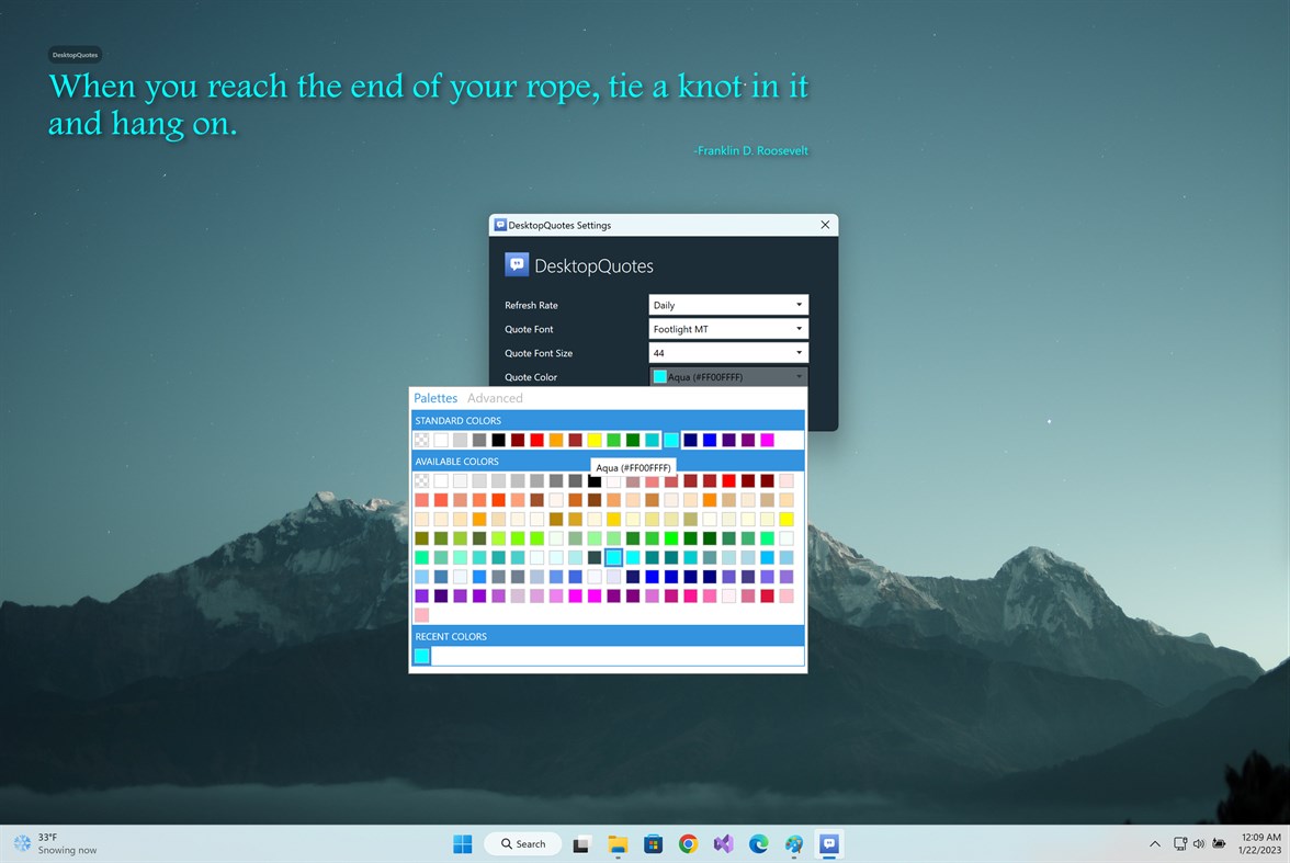 Daily Inspirational Quotes Widget (by EvlarSoft LLC) - (Windows Apps ...