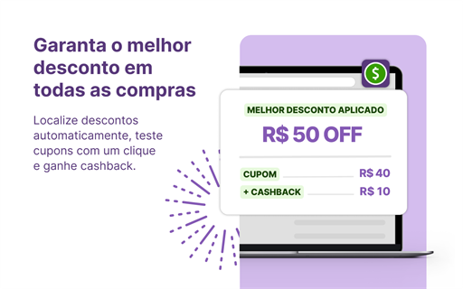 Cuponomia - Cupom e Cashback - Complemento do edge