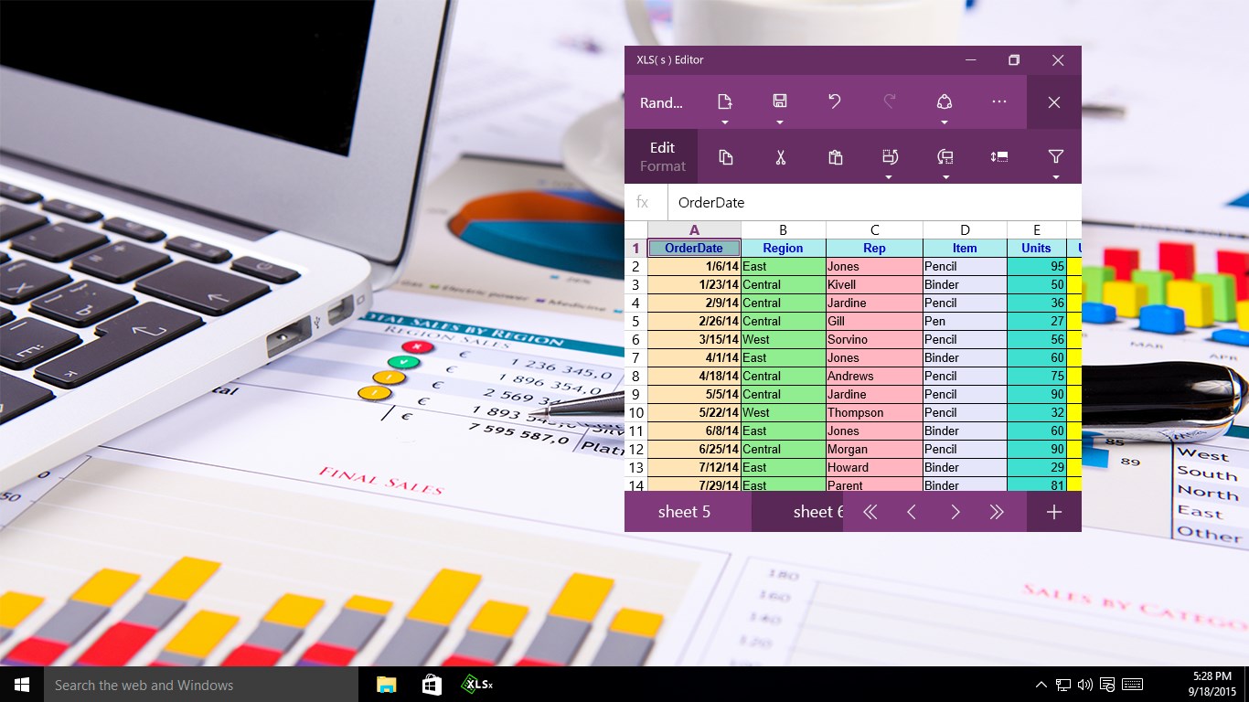 XLS(x) Editor for Windows 10