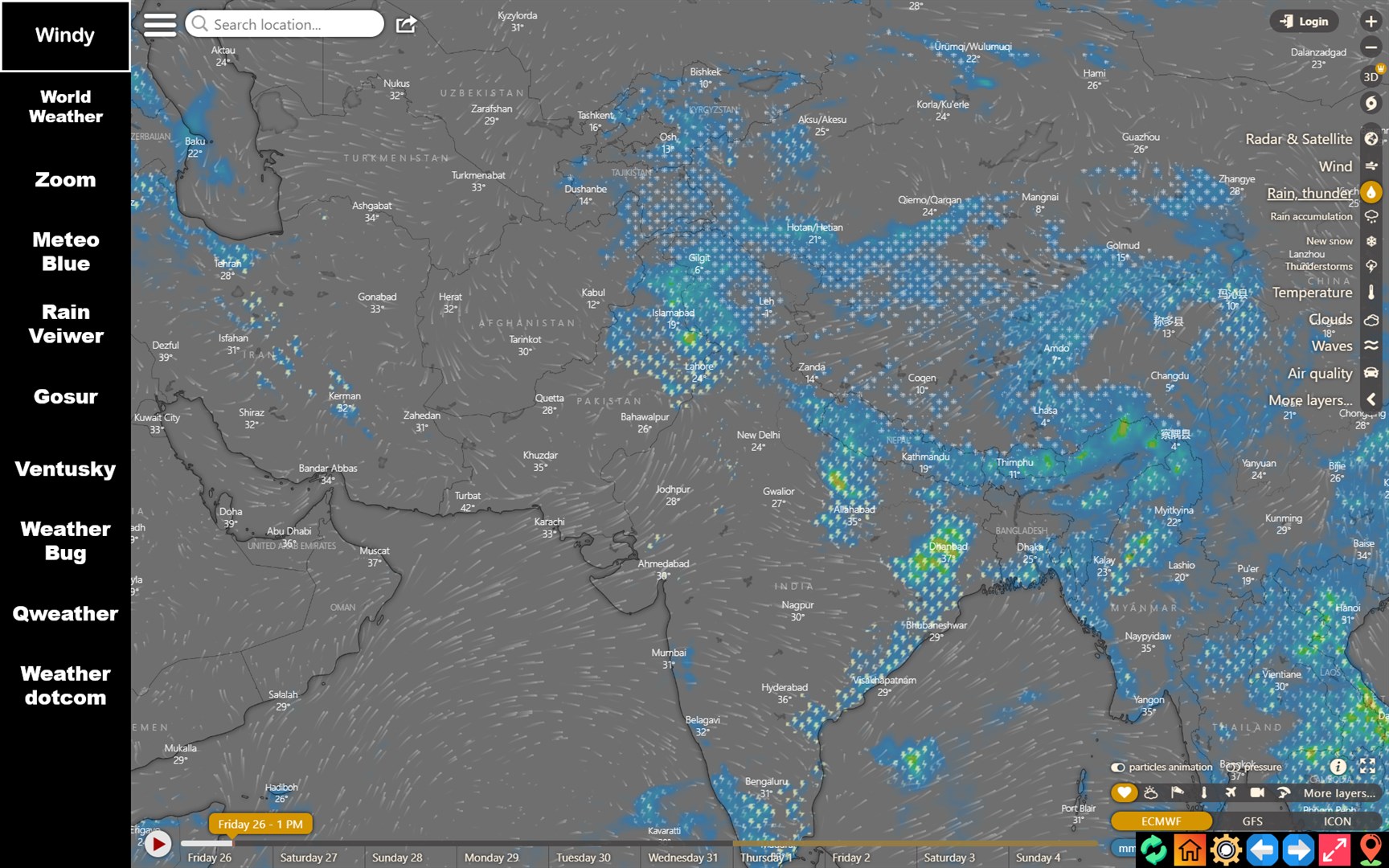 World Weather Map Current