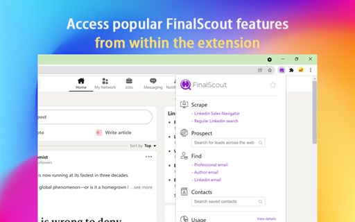 FinalScout: ChatGPT-Powered LinkedIn Email Finder