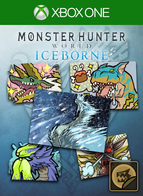 MHW:I Sticker Set: Iceborne Monsters Set Price