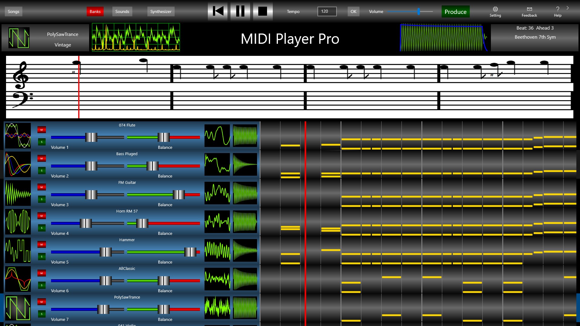 Midi player - passarich