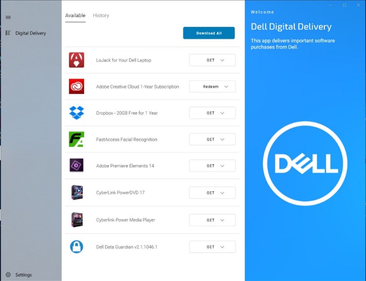 Dell Digital Delivery от Dell Inc - (Windows Приложения) — AppAgg