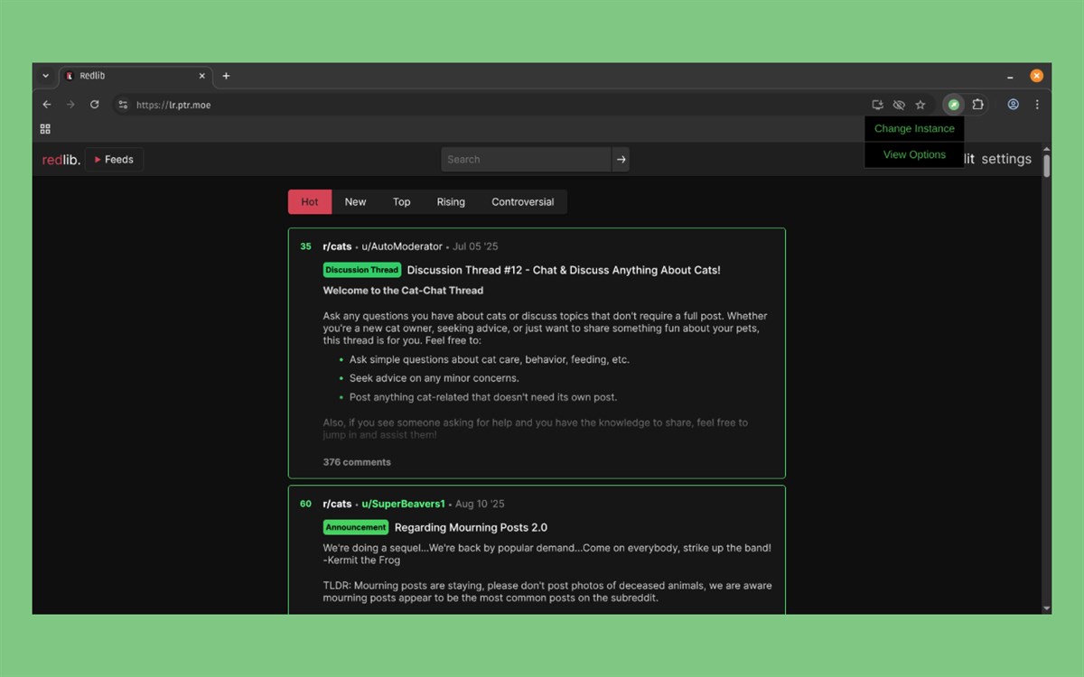Frontend Redirect - Edge add-on