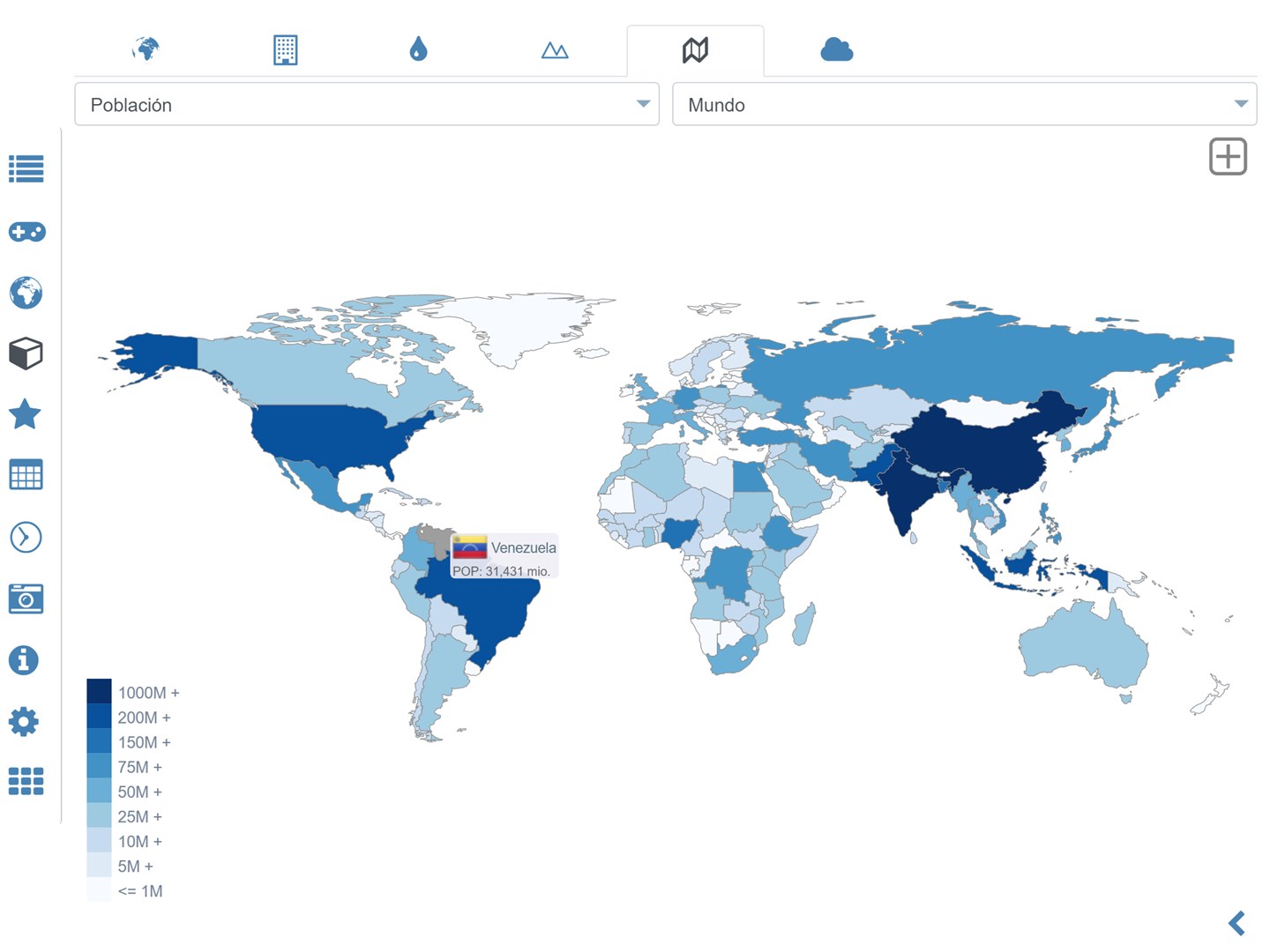 Mapa Del Mundo Actual