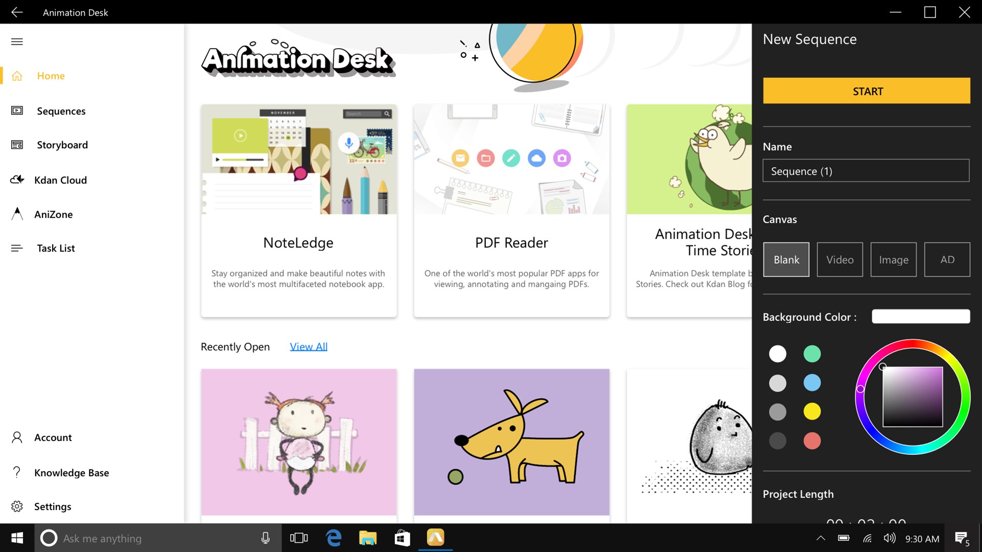 Animation Desk