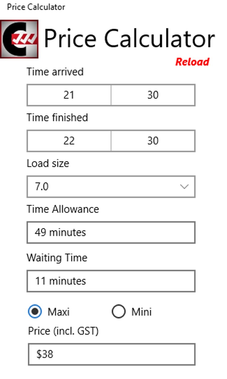 Price Calculator for Windows 10 Mobile