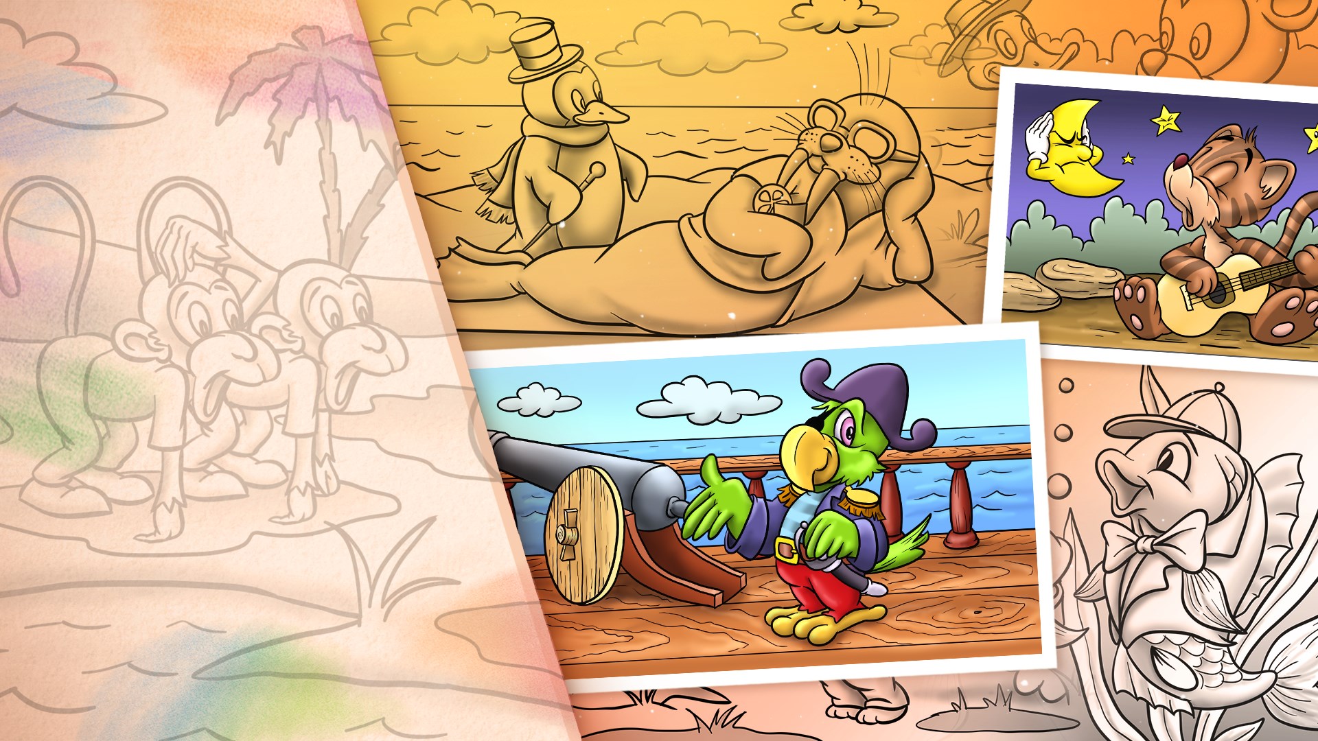 Buy Coloring Book: Silly Animals cheap (Xbox DLC Price Comparison ...