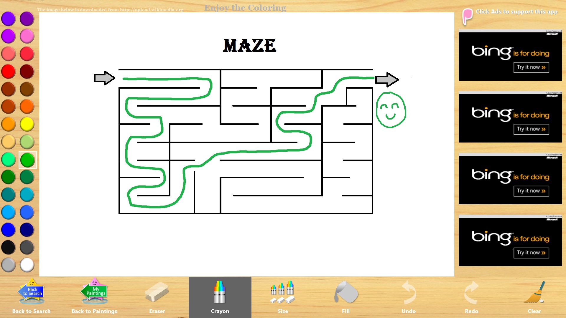 Canvas Fun On Bing for Windows 10