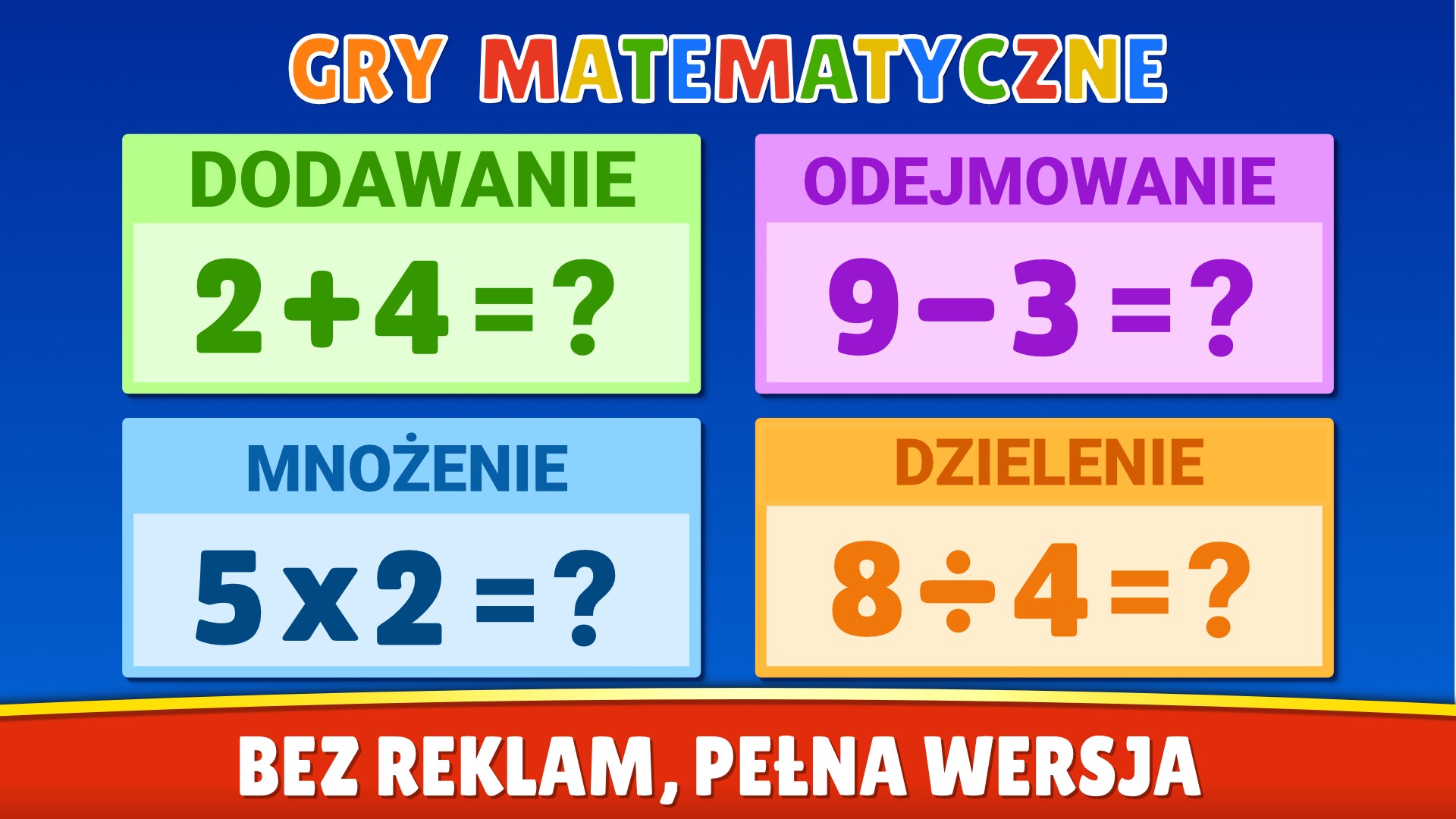 Uzyskaj produkt Gry matematyczne: Dzieci 5-12 — sklep Microsoft Store pl-PL