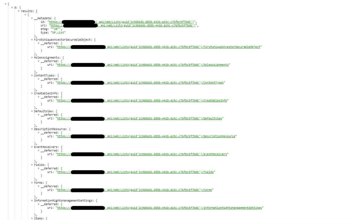 SP REST JSON - SharePoint REST API JSON Viewer