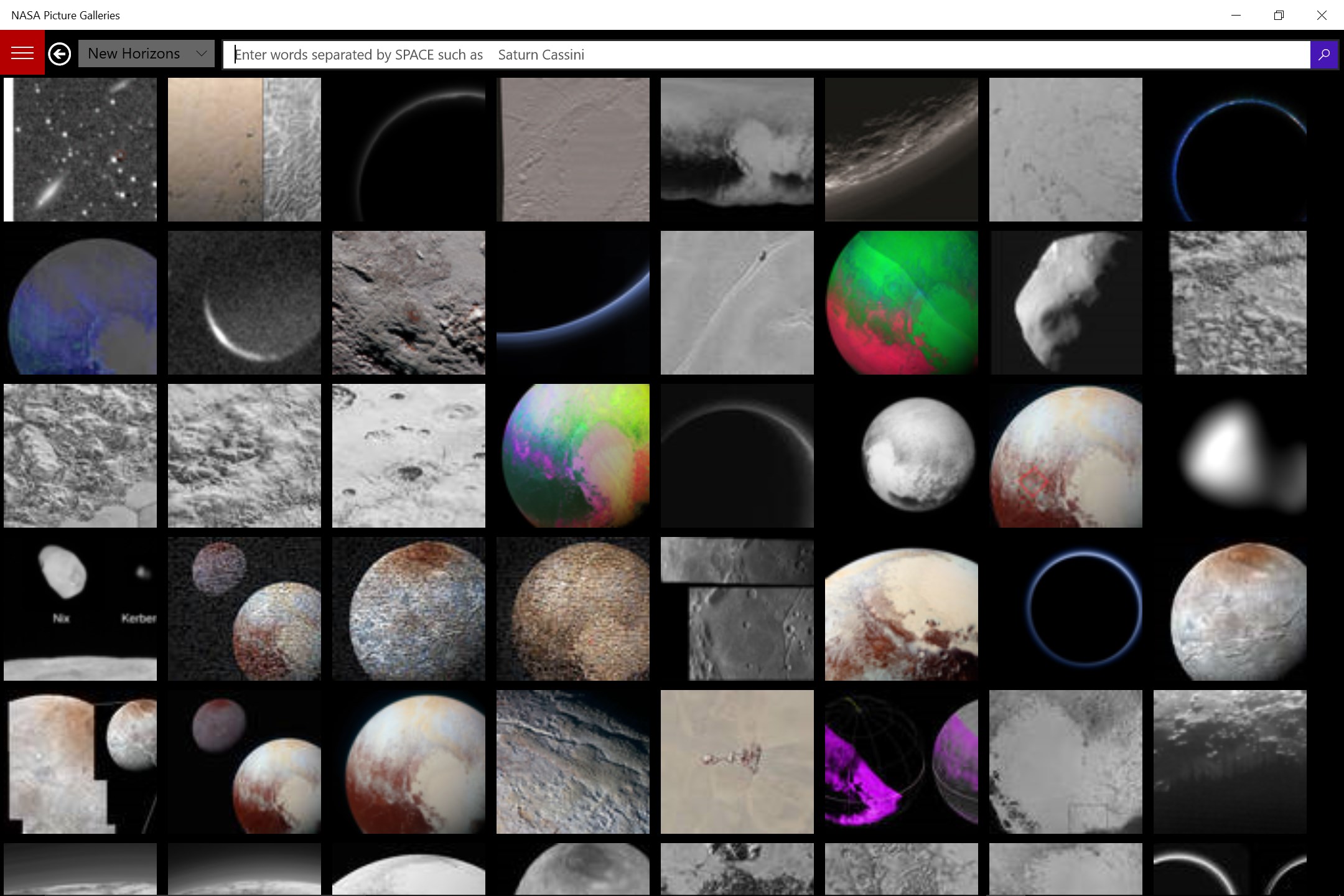 Nasa App Windows