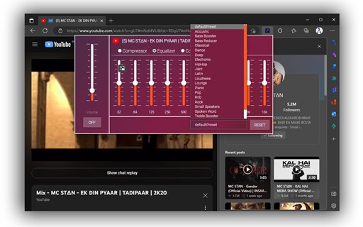 Equalizer for Edge - Boost Your Audio Experience
