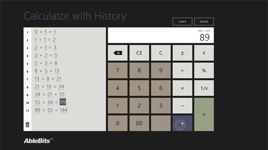 Calculator with History for Windows 10 PC Free Download - Best Windows ...
