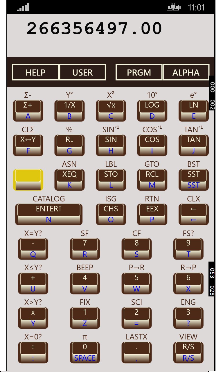 HP41CV for Windows 10