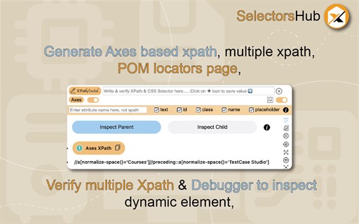SelectorsHub: XPath & CSS Selector Generator