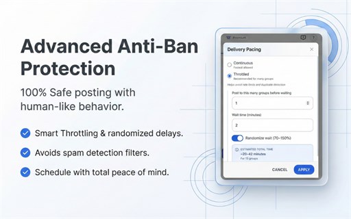Facebook Groups Bulk Poster & Scheduler