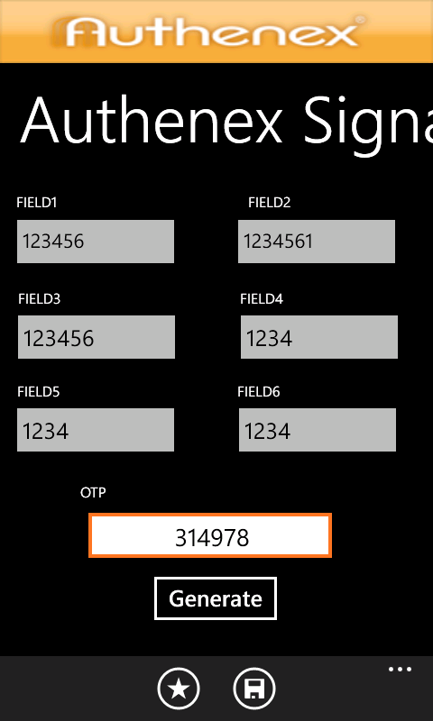 Authenex Mobile OTP for Windows 10 Mobile