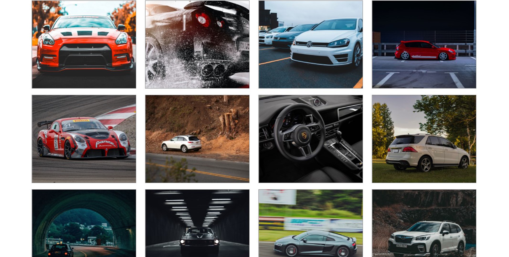 Cool Car Collage Screensavers