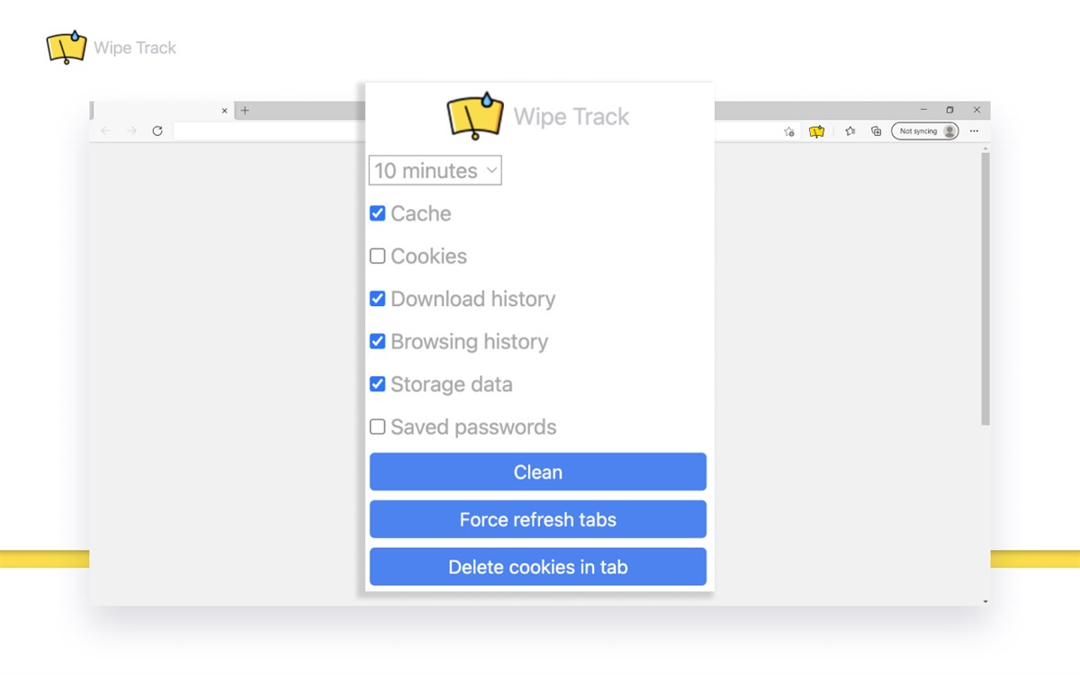 Wipe Track - Edge-add-on