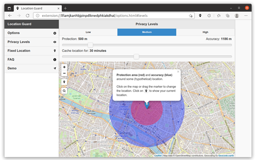 Location Guard - Privacy Protection for Your Geographic Location