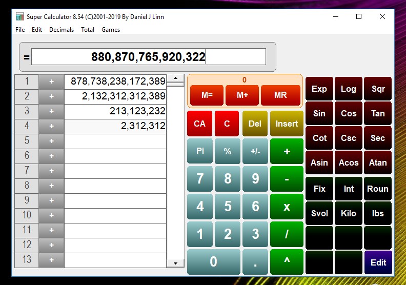 Calculator for pc windows 8 store