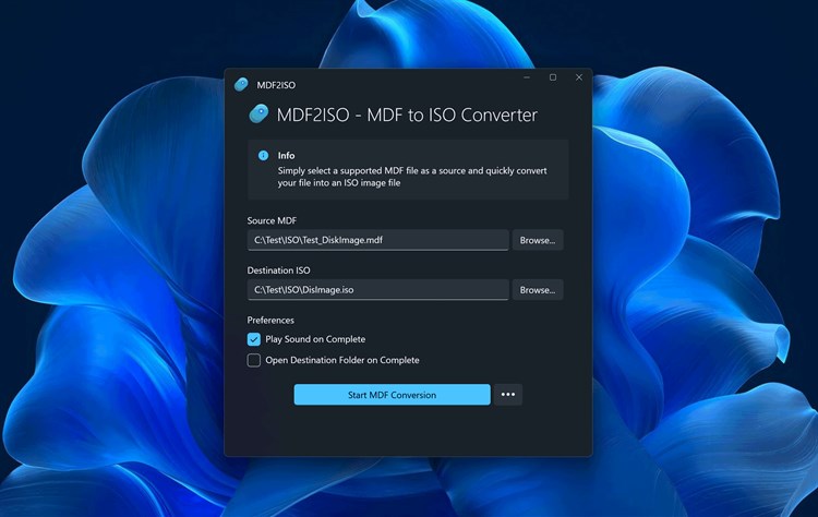 MDF2ISO - MDF to ISO Converter by Evlar - (Windows Apps) — AppAgg