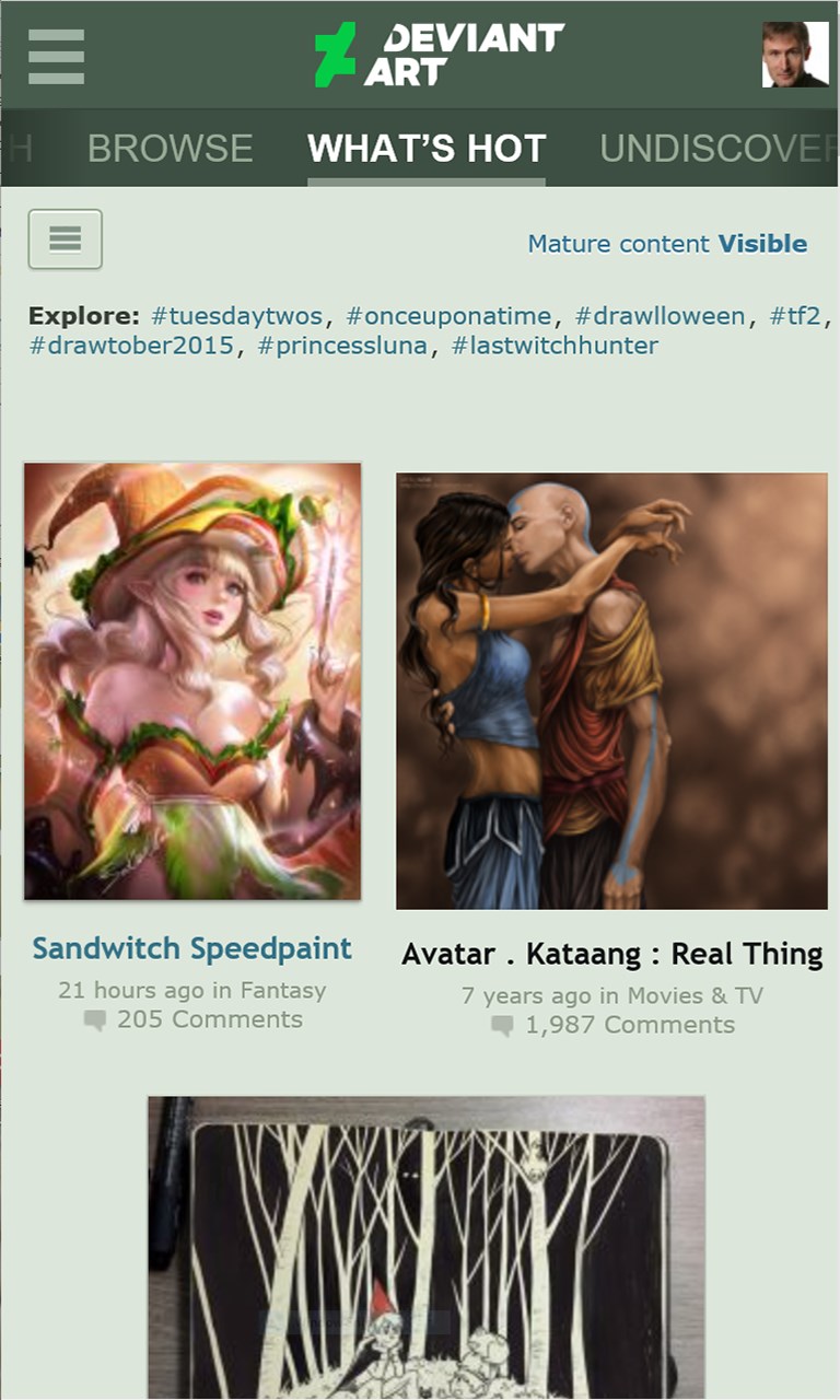 Official DeviantArt app now in the Windows Store, but don't get too excited