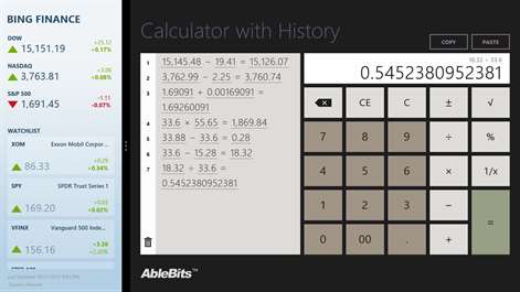Get Calculator with History - Microsoft Store