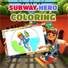 Subway Hero Coloring Book for PC Windows