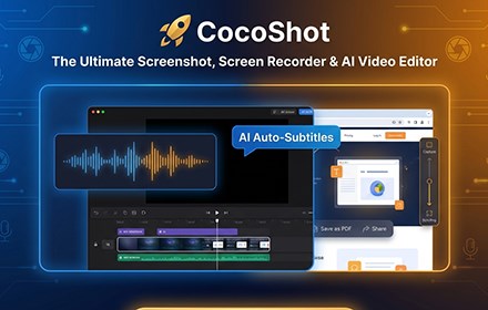 CocoShot: Screen Capture & AI Video Editor