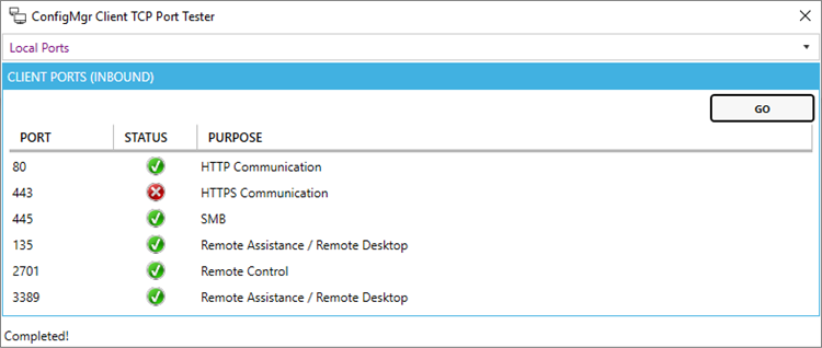 Configmgr Client Tcp Port Tester De Smsagent Windows Aplicaciones — Appagg