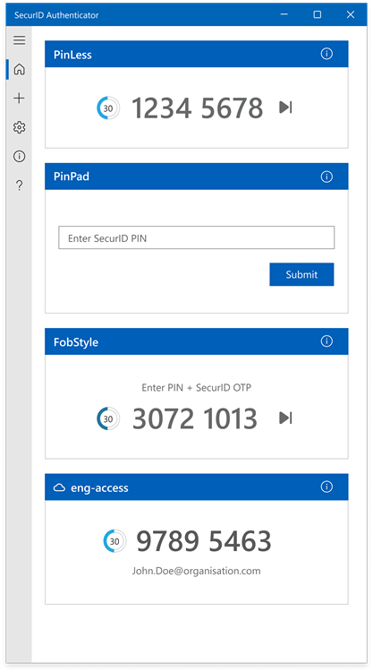 SecurID Authenticator przez RSA Security LLC - (Windows Aplikacje) — AppAgg