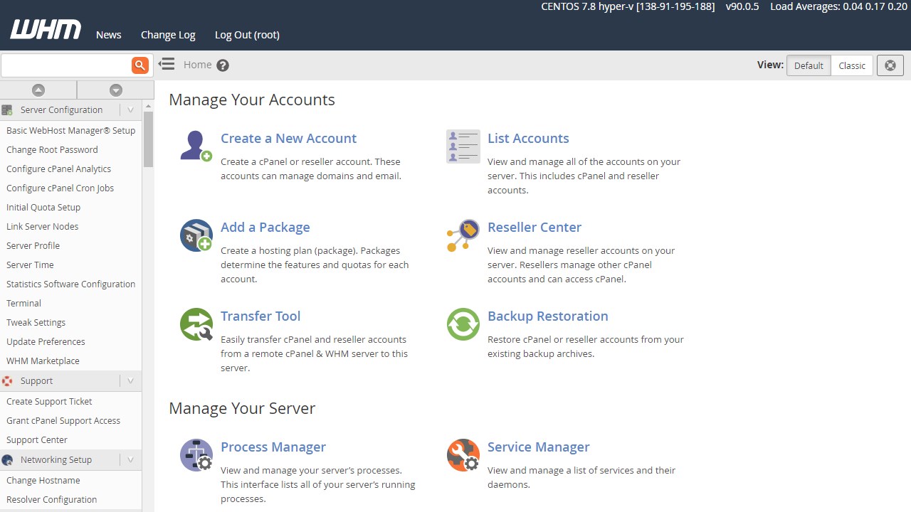 What OS is used for the Azure cPanel image? – cPanel
