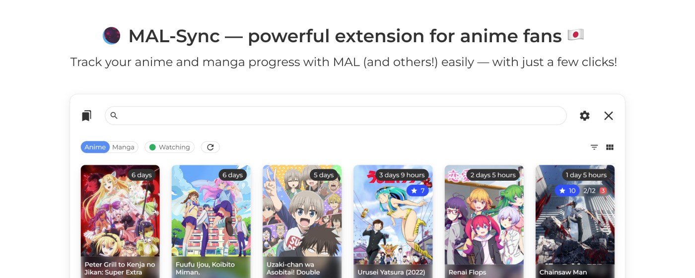 MAL-Sync: Ultimate Anime & Manga Tracker