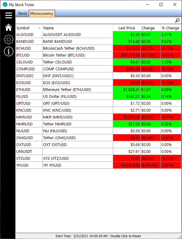 My Stock Ticker (by CUDA Enterprises LLC) - (Windows Apps) — AppAgg