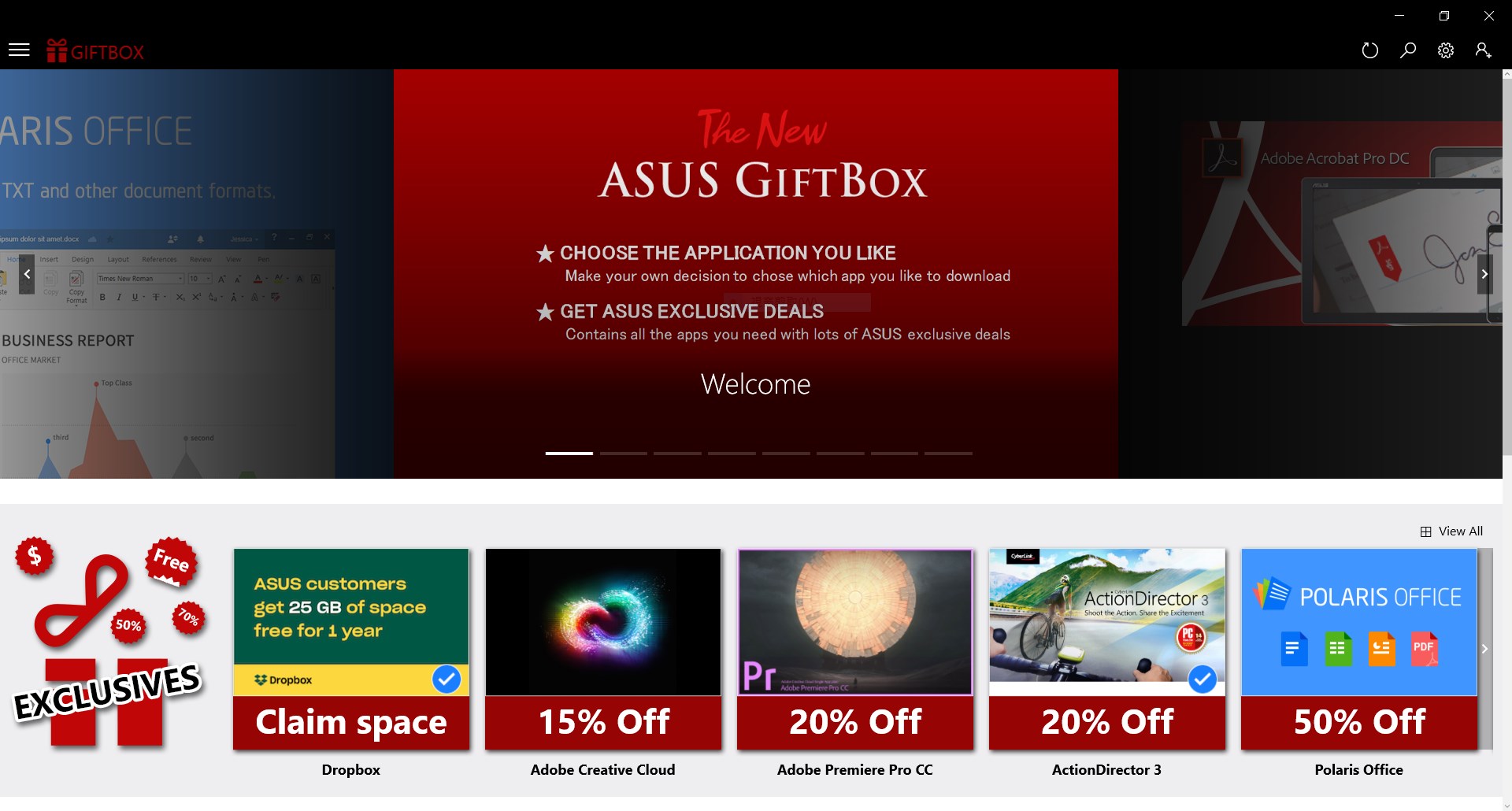 ASUS GIFTBOX – (Windows Приложения) — AppAgg