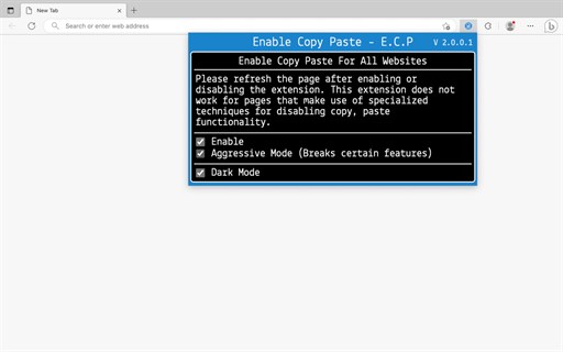 Enable Copy Paste - Restore Copy Paste on Disabled Sites