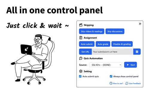 Coursera Tool: Auto Complete & Auto Grade