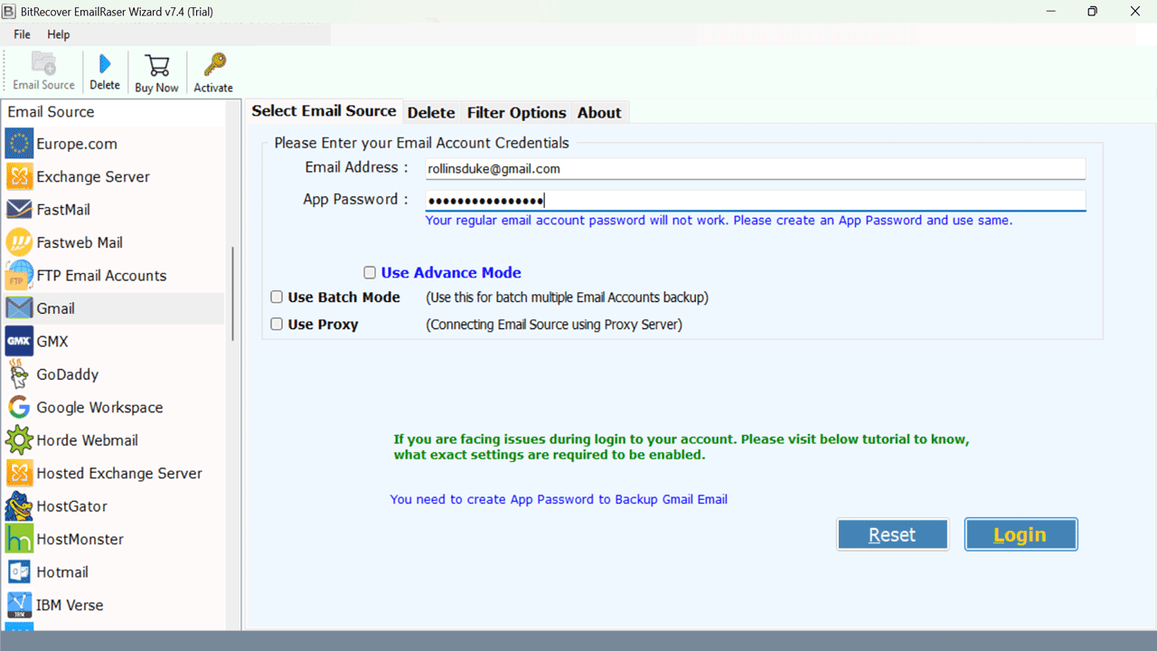 Email eraser store