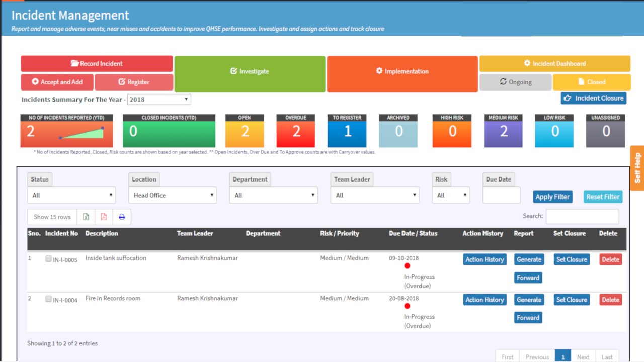 Incident Management Software