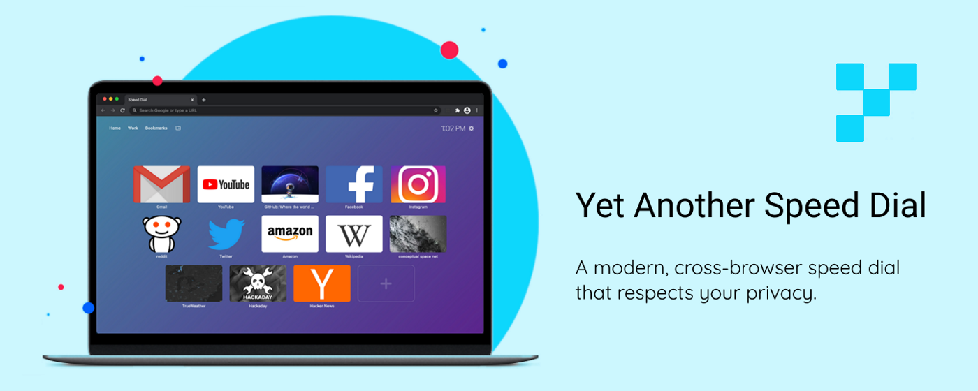 Yet Another Speed Dial — Fast New Tab