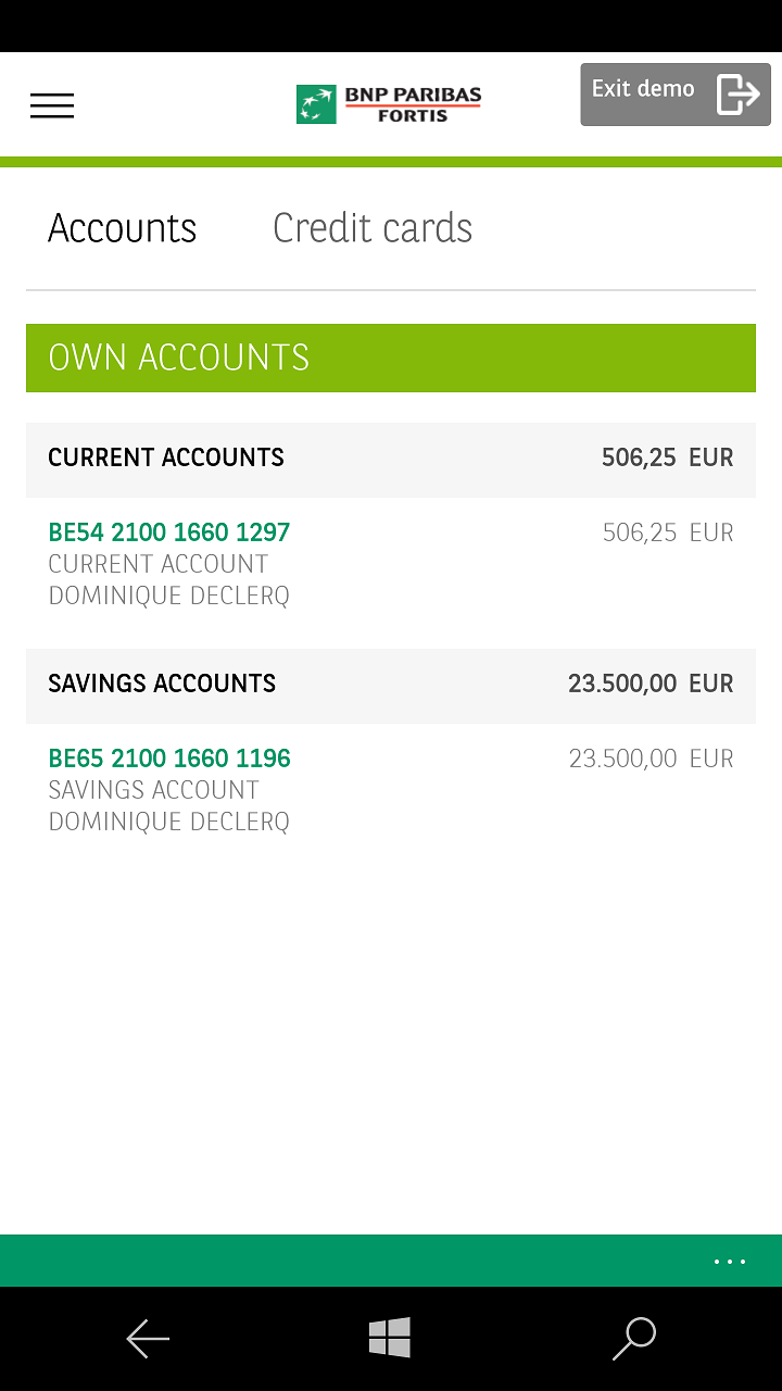 Belgian's BNP Paribas Easy Banking Universal Windows App now in the store