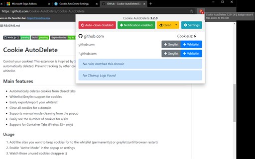 Cookie AutoDelete - Auto Clean & Manage Cookies