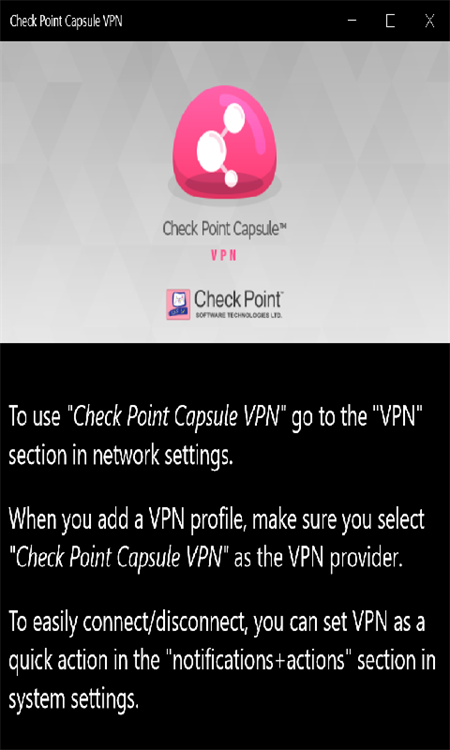 Check Point Capsule VPN by Check Point Software Technologies Ltd ...