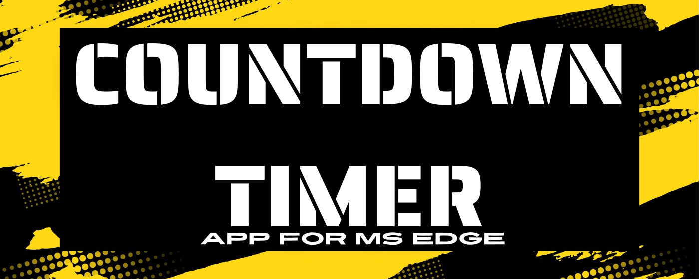 Study and Browsing Countdown Timer for Microsoft Edge™ - Edge add-on