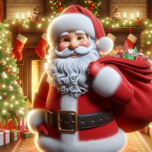 Santa by the Tree - Microsoft Edge Addons