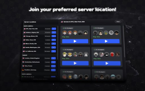 RoRegion: Roblox Region Selector for Low Ping